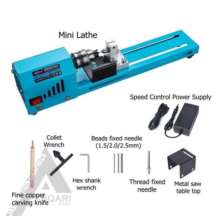 Jual mesin bubut mini / mini lathe / Lathe Beads Machine | Shopee Indonesia