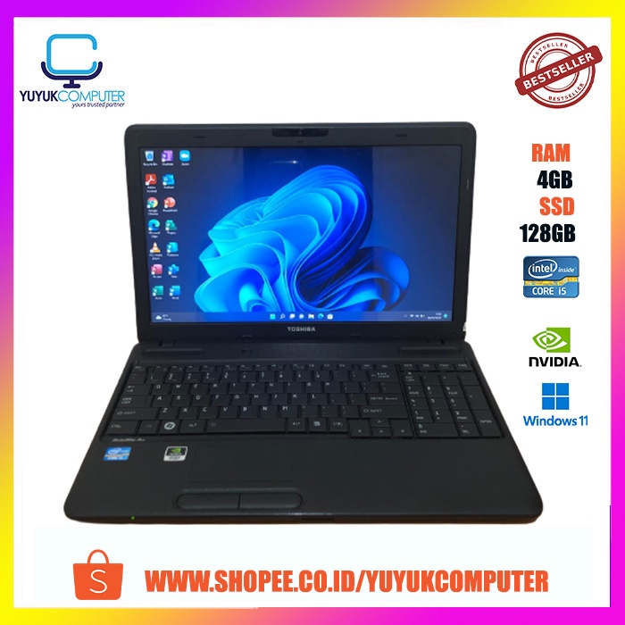 Jual Laptop Gaming Toshiba Satelite Pro C660 | Intel Core i5-2520M-Ram ...