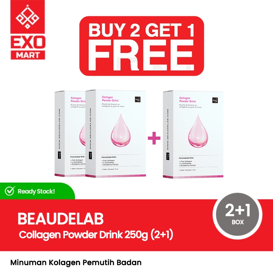 Jual BEAUDELAB - Collagen Powder Drink 250 g - Paket Hemat 3 pcs ( 2+1 ...