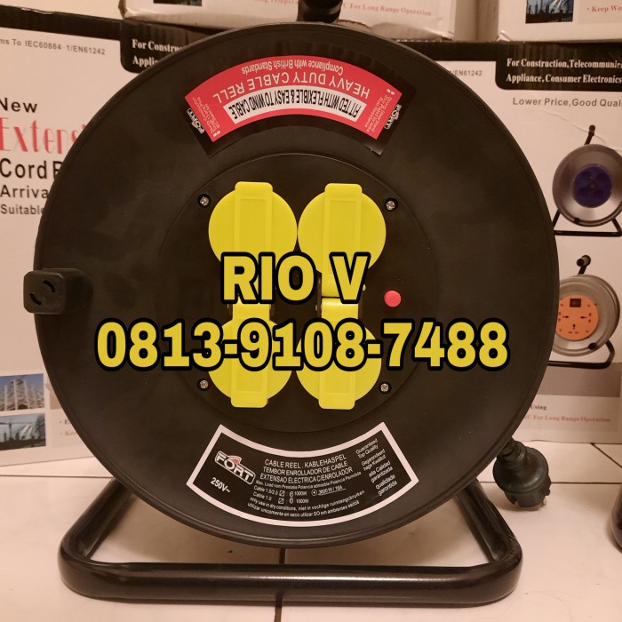 Jual Kabel Roll 50 Meter 3X1,5Mm / Cable Roll 50M Qb-Dxw01 Fort Cod ...