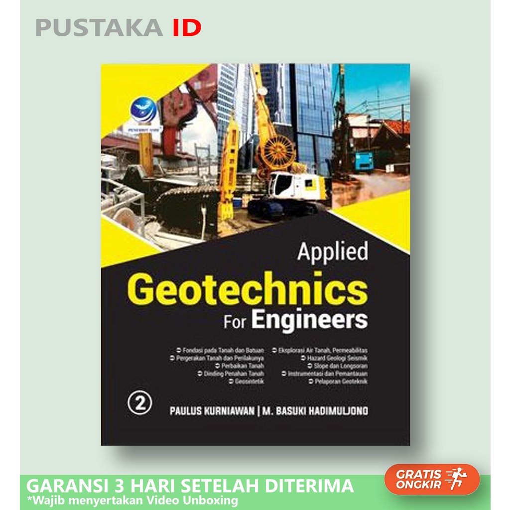 Jual Buku Applied Geotechnics For Engineers Edisi 2 - Original | Shopee Indonesia
