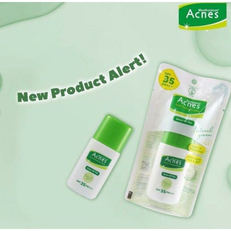Jual acnes UV tint natural green spf 35 isi 30 gram | Shopee Indonesia