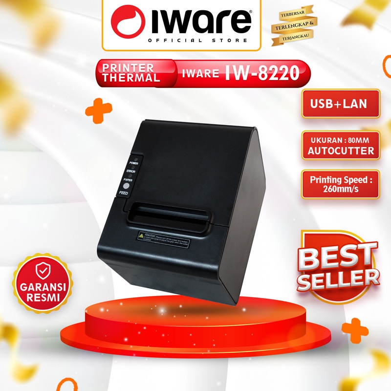 Jual Iware Printer Thermal Kasir TP-801U TP-803L IW-8220 Auto Cutter ...