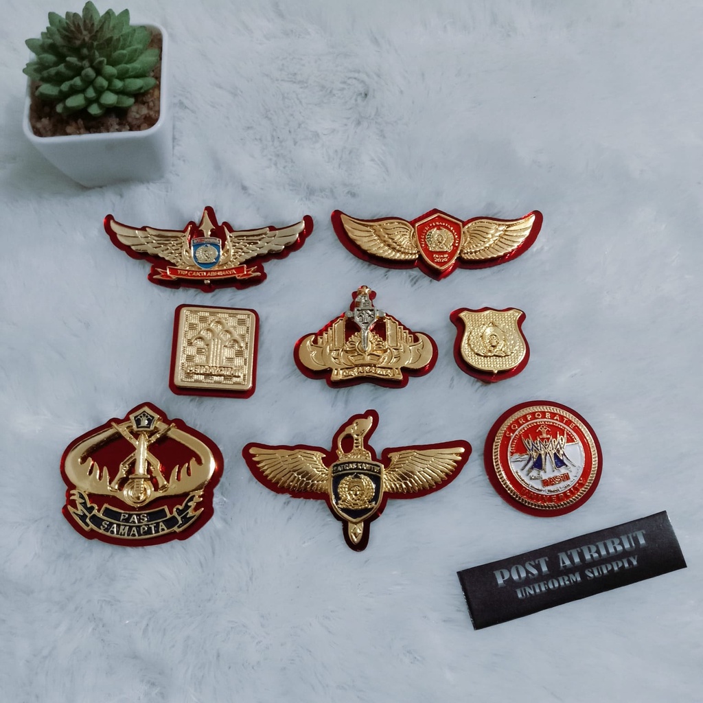 Jual Atribut Pemasyarakatan / Pin pasti / Pin Pengayoman / Brevet ...