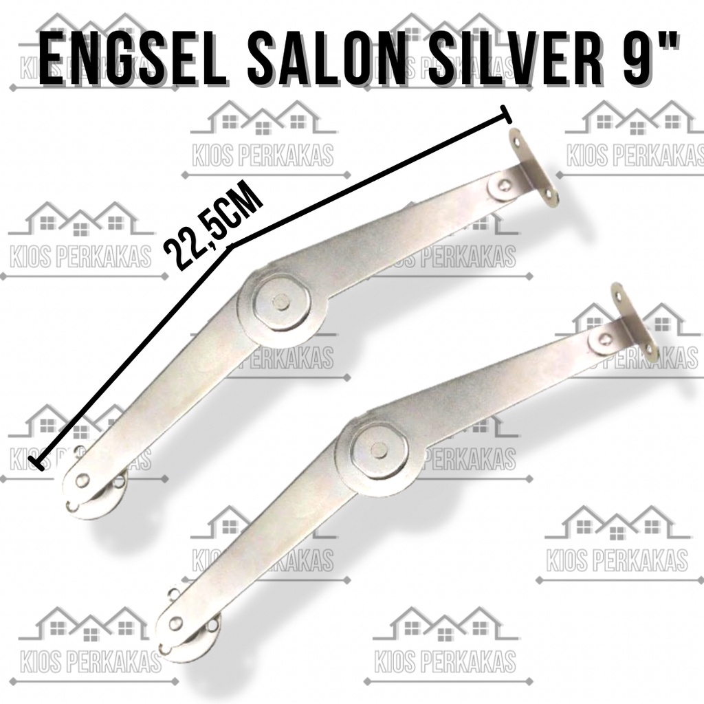 Jual Engsel Salon jendela/sikutan tebal 9inch Warna Silver Sakura ...