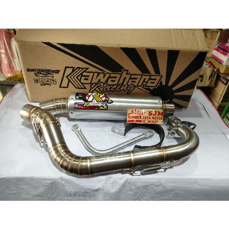 Jual Knalpot kawahara Mio 200 drag old . knalpot Racing Mio karbu ...