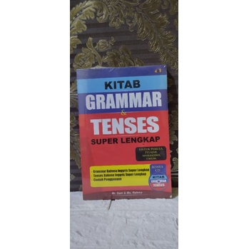 Jual Kitab Grammar dan Tenses Super Lengkap Bonus CD | Shopee Indonesia