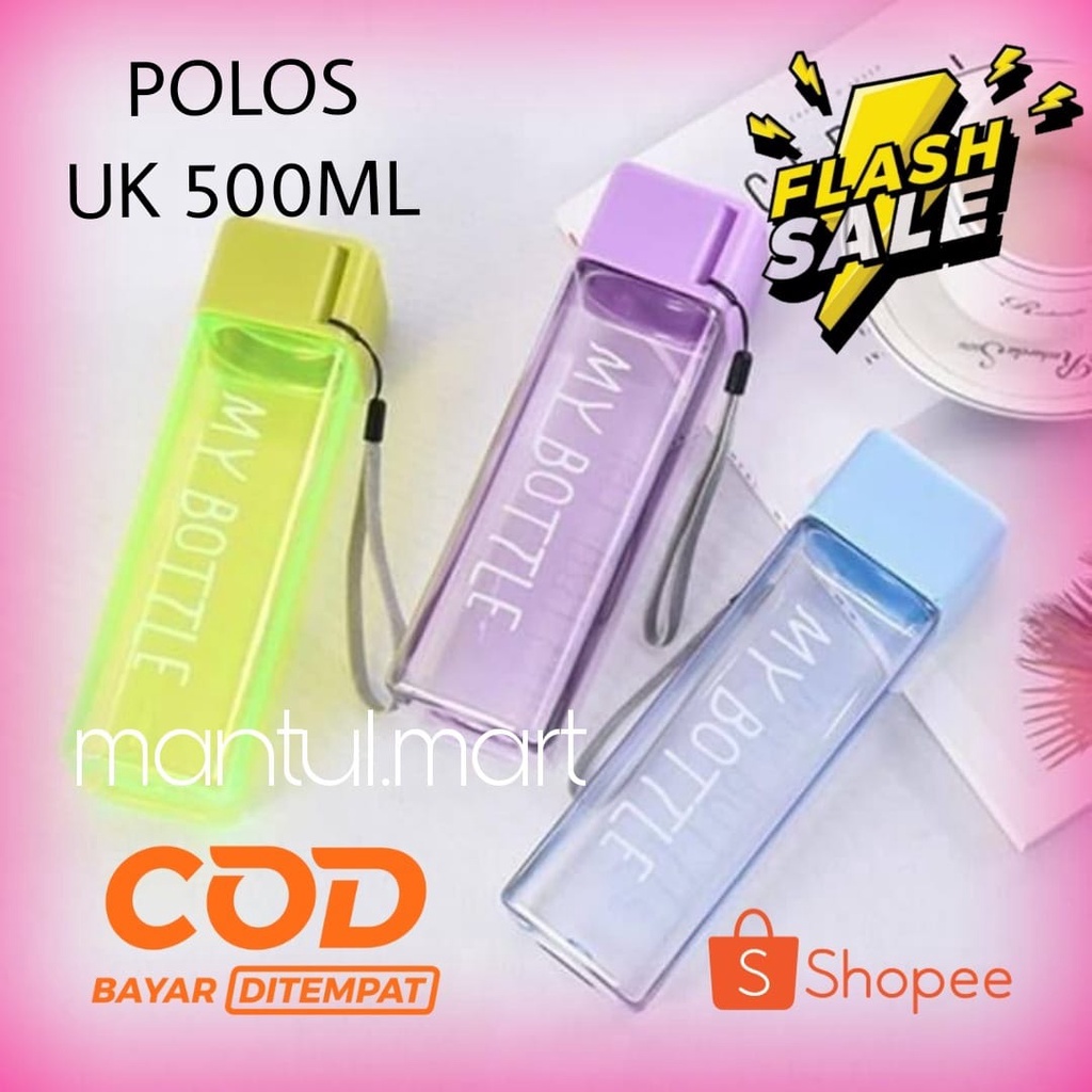 Jual BOTOL MINUM MY BOTTLE 500ML ADA SABLON GLASS DRINK | Shopee Indonesia