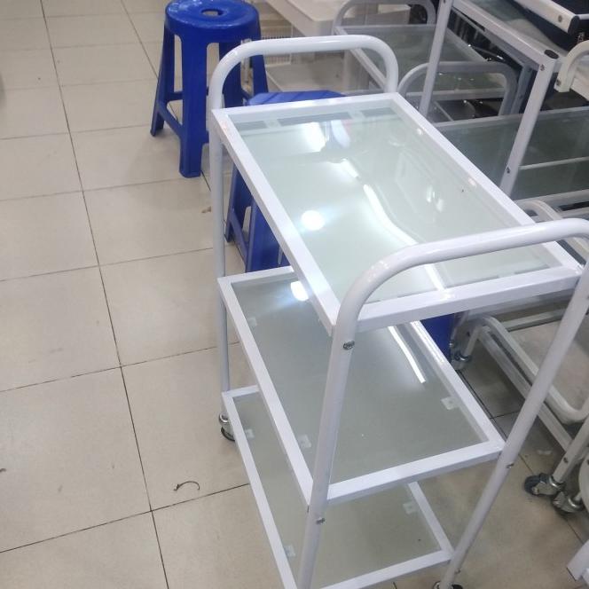 Jual Rak Kaca 3 Susun / Rak Per Lengkapn Salon | Shopee Indonesia