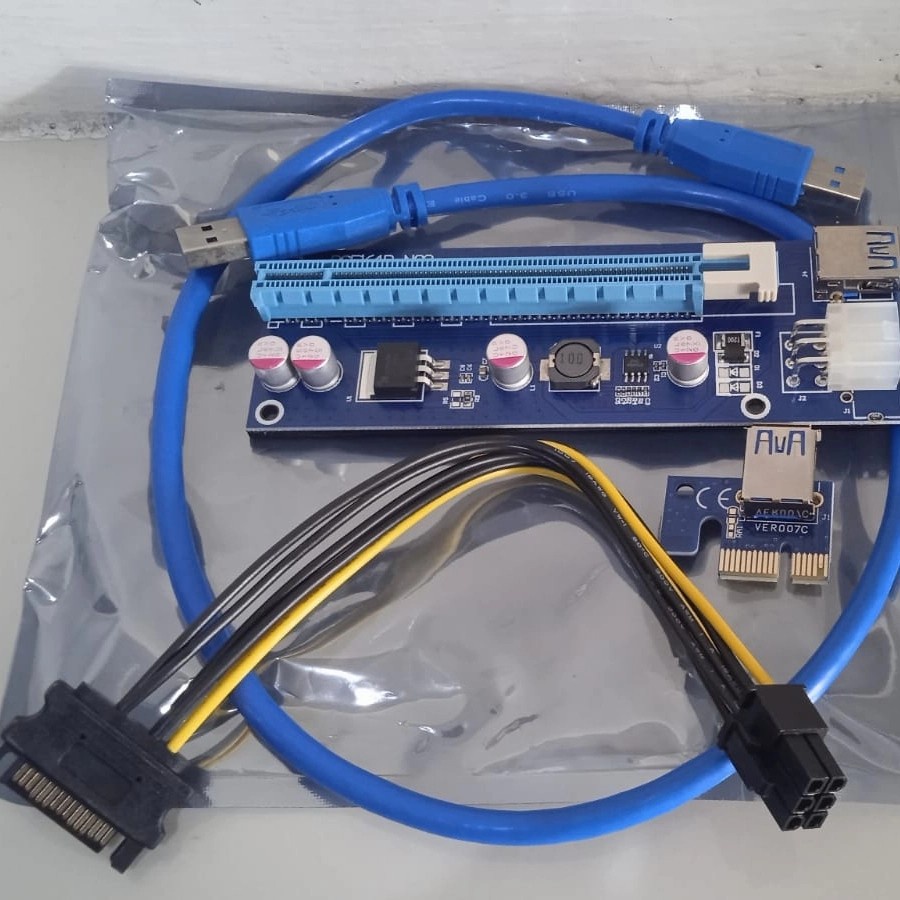 Jual RISER VGA Pci-e USB 3.0 Pci EXPRESS MINING NVIDIA AMD RADEON ATI | Shopee Indonesia
