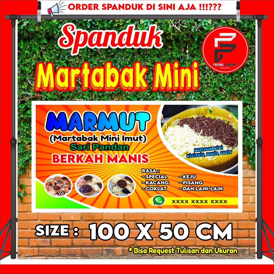 Jual Spanduk Martabak Mini / Banner Martabak / Spanduk Martabak Mini ...