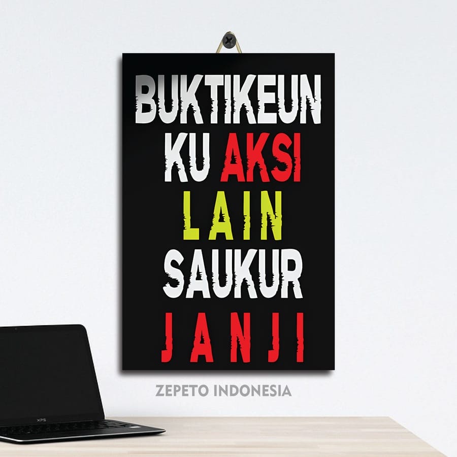 Jual POSTER RUANG QUOTE SUNDA 20X30 HDFUM/4LUGN/ POSTER QUOTE SUNDA ...