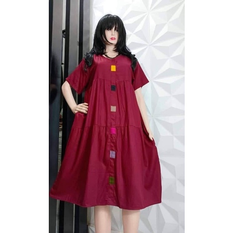 Jual DASTER CANDA SUSUN//RAYON TWILL//MODEL DADA VARIASI WARNA | Shopee ...