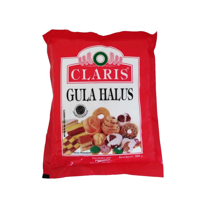 Jual GULA HALUS CLARIS MERAH DAN GULA HALUS CLARIS ORANGE 250GR ...