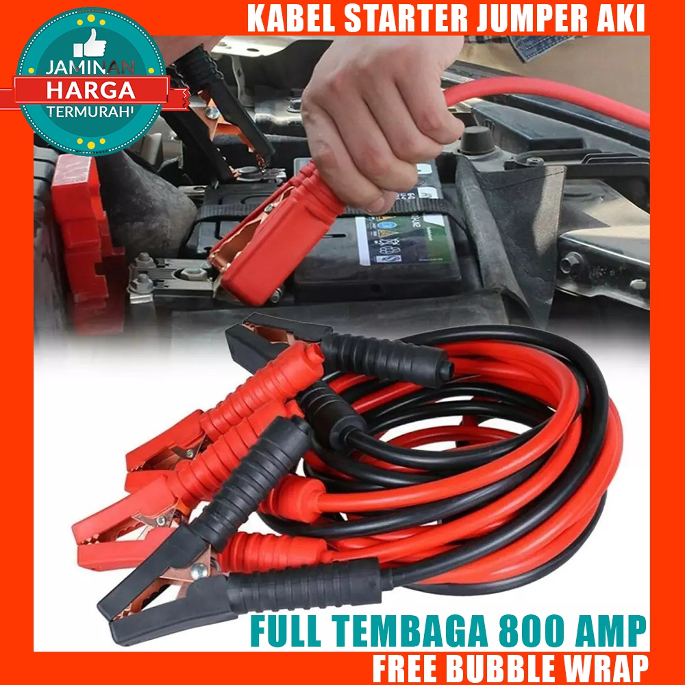 Jual Kabel Jumper Aki Mobil Full Tembaga 800 AMP Accu Car Pure Copper 2.8M | Shopee Indonesia