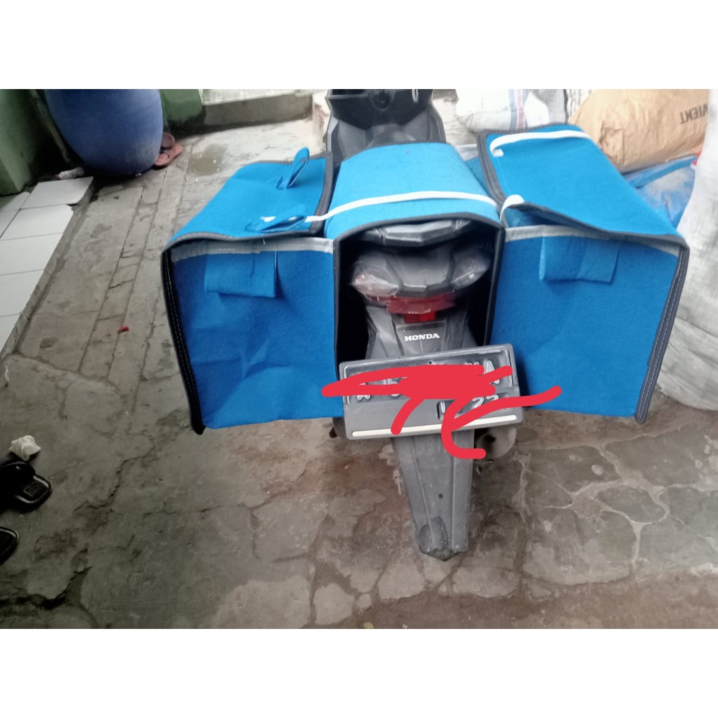 Jual tas obrok / tas motor / bronjong motor | Shopee Indonesia