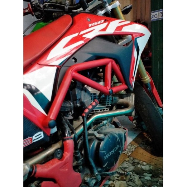 Jual Tubular Crashbar CRF150L Pengaman Body Pelindung Deltabox ...