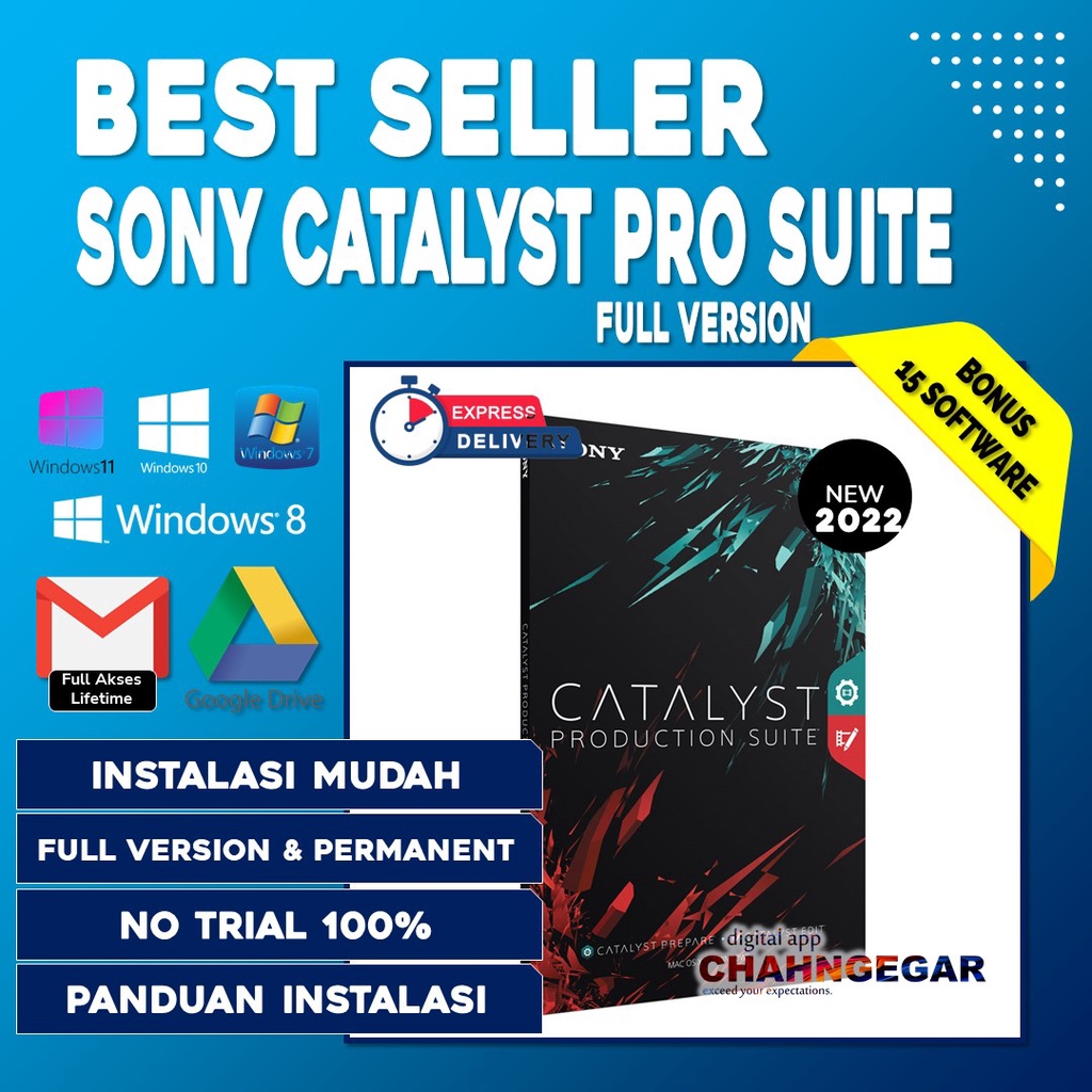Jual Sony Catalyst Production Suite 2022 Pro Full Version Software Editing Video Profesional ...
