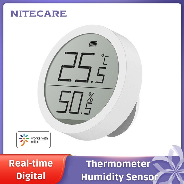 Jual Termometer Thermometer Ruangan Digital Thermostat Humidity Sensor ...