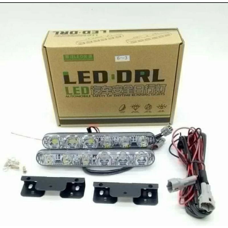 Jual Lampu Tambahan / Led 6 titik Mobil Universal | Shopee Indonesia