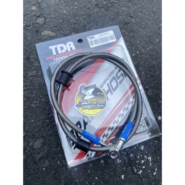 Jual Selang rem TDR ORIGINAL CARBON panjang 90cm 75cm 60cm cocok untuk shock depan ninja r rr mp ...