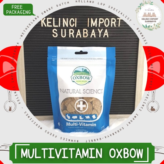 Jual MULTIVITAMIN Oxbow Natural Science Vitamin Kelinci Marmut - 5 ...