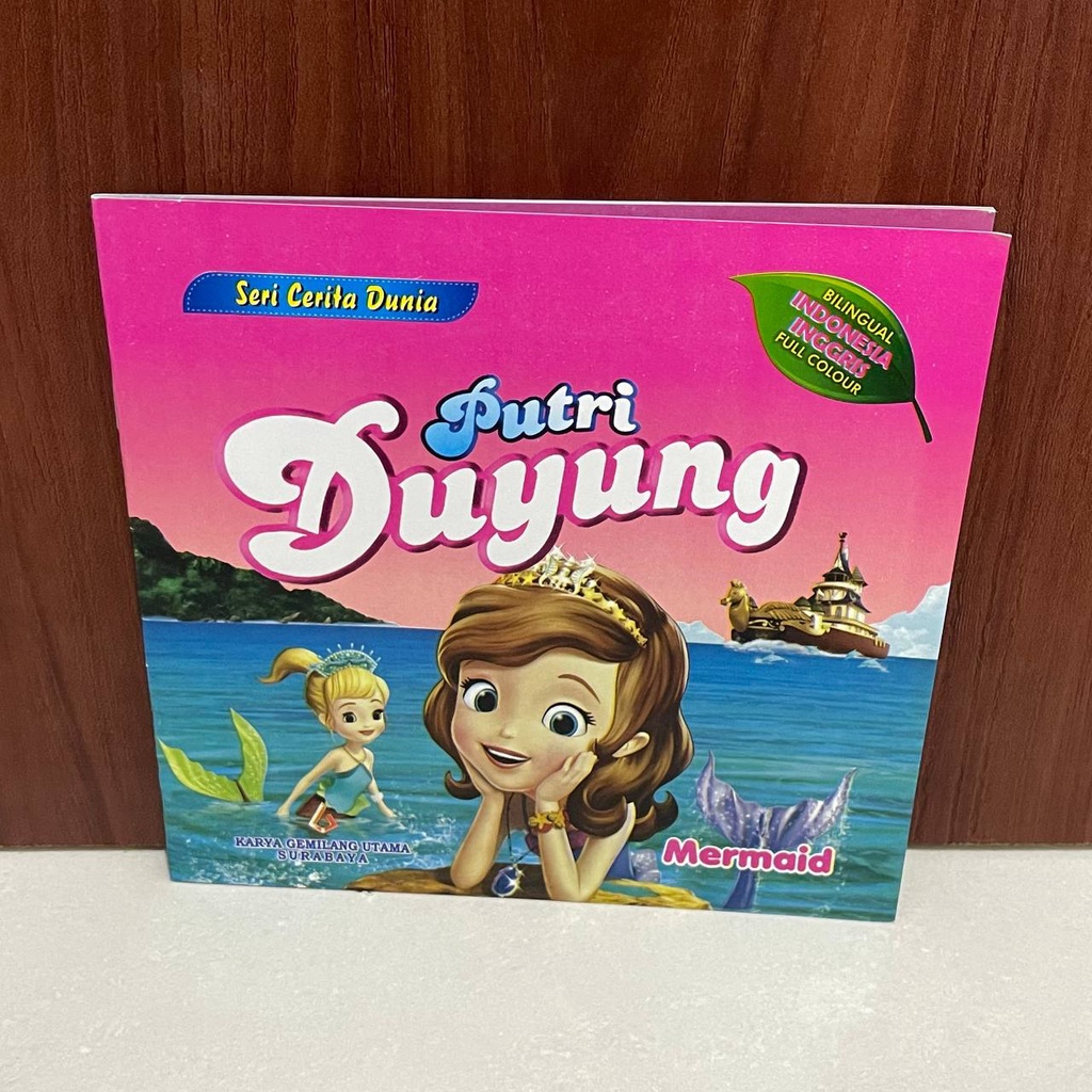 Jual BUKU Dongeng Anak Cerita Dunia FULL COLOUR Bergambar 24 Hal Bilingual Indonesia Inggris ...