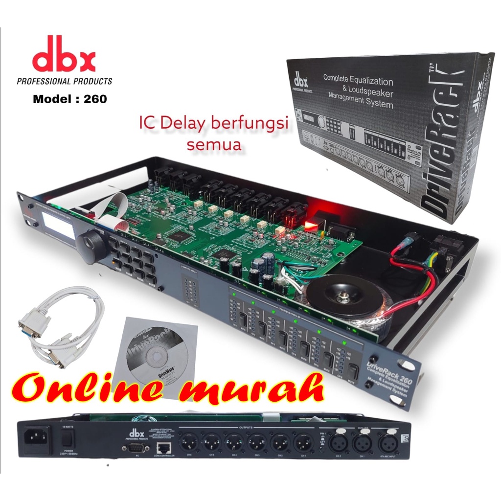 Jual Speaker Management Dbx Drive Rack Pa 260 Software driverack dbx pa260 | Shopee Indonesia