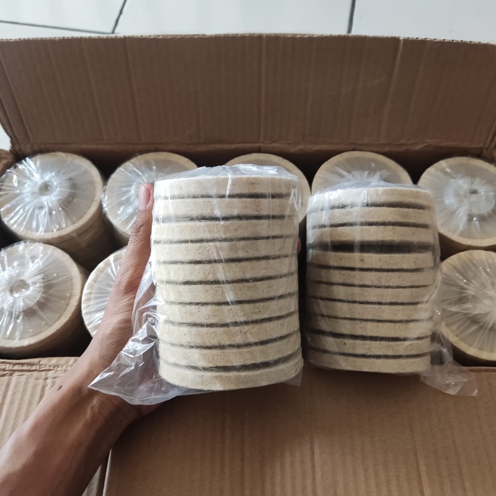 Jual Wool Gerinda Poles Pengkilap besi Metal poles besi gerinda 4 inch ...