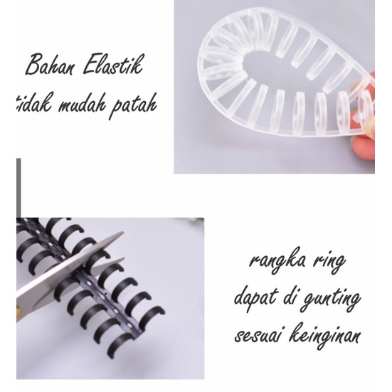 Jual Ring Binder Loose Leaf ECERAN 30 Holes Ukuran A5 A4 B5 harga 1 pcs ...