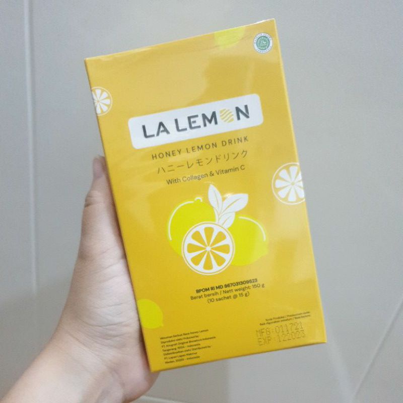 Jual LA LEMON Fiber honey lemon drink dengan collagen dan vitamin C ...