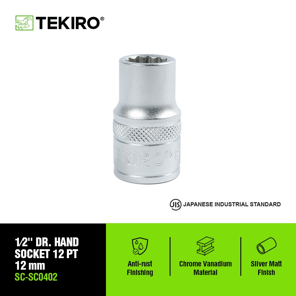 Jual TEKIRO 1/2 INCH KUNCI SOCK 12 PT 12 MM | Shopee Indonesia