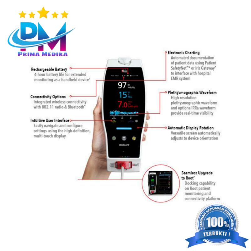 Jual Pulse Oxymeter MASIMO RADICAL-7/ Pulse Oximeter MASIMO RADICAL-7 ...