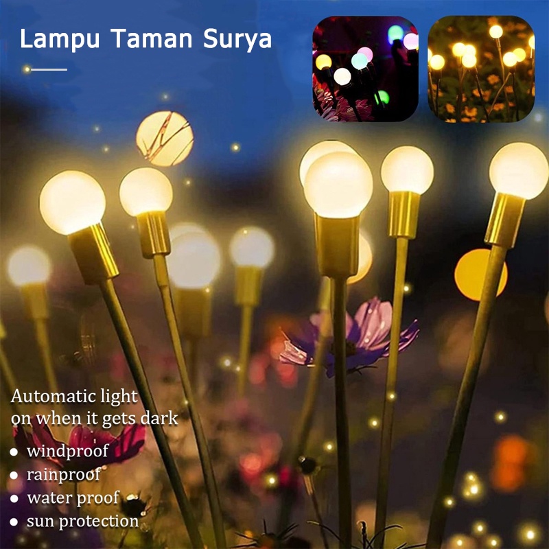 Jual Lampu Taman Lampu Outdoor Tenaga Surya 8 / 10 LED Surya Lampu ...