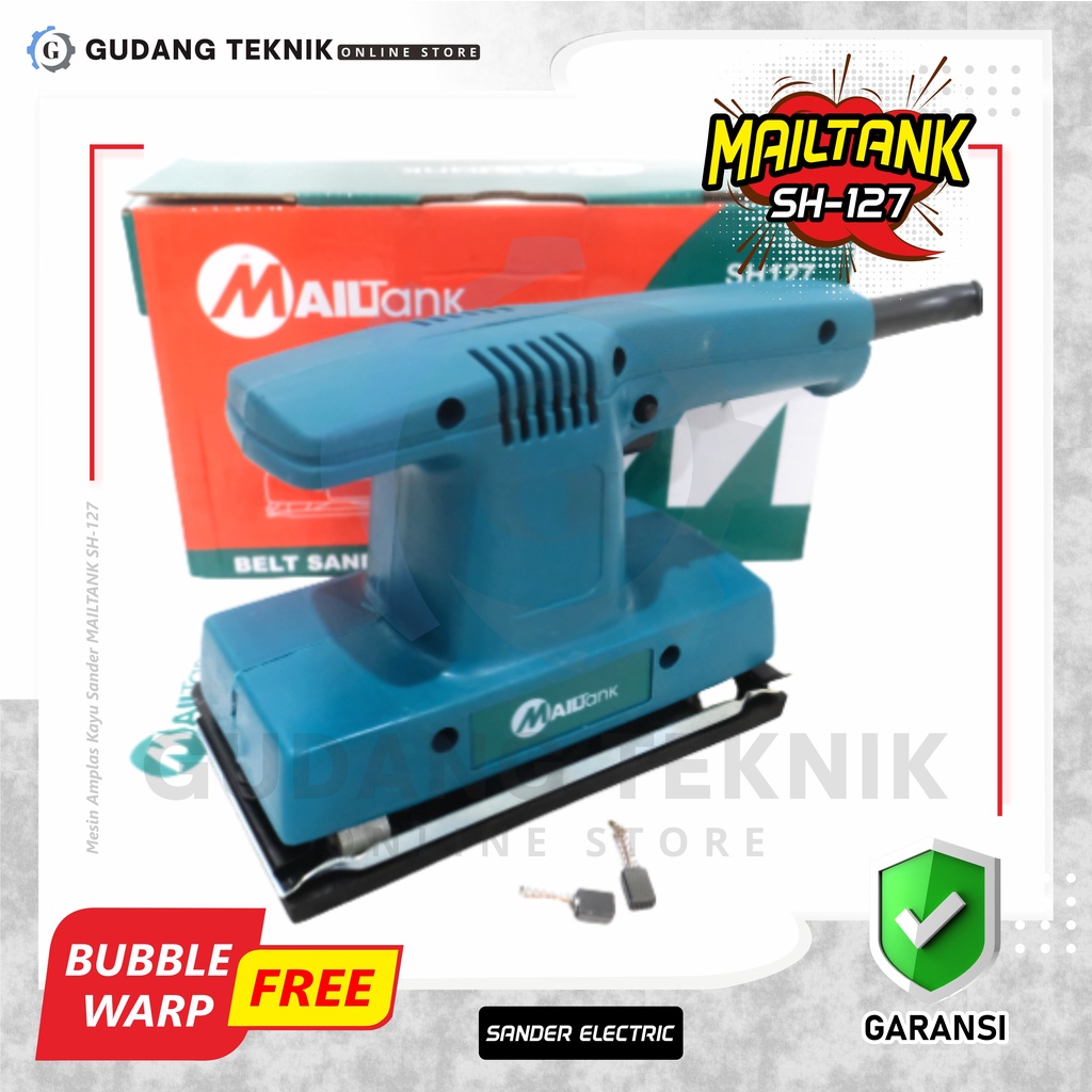 Jual Mesin Amplas Kayu Sander SH127 MAILTANK / Palm Sander Elektrik ...