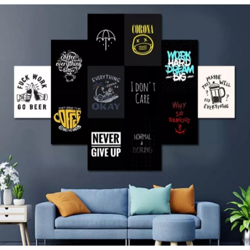 Jual poster dinding astetic ukuran A4 A5 | Shopee Indonesia