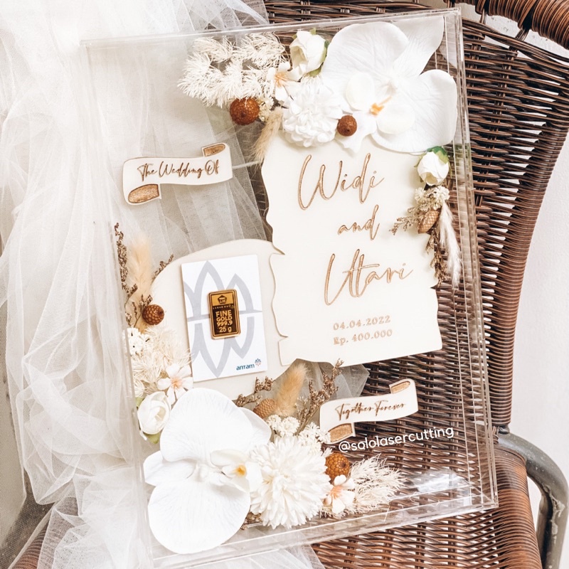 Jual READY BOTANIQUE VINTAGE FRAME 20 x 30 cm Mahar Pernikahan GIFT ...