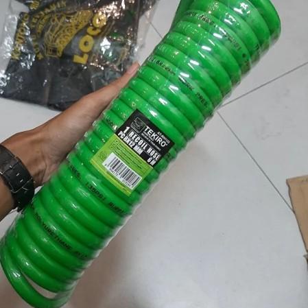Jual Selang Angin Kompresor Spiral 8x12 mm 6 m / Recoil Hose Tekiro ...