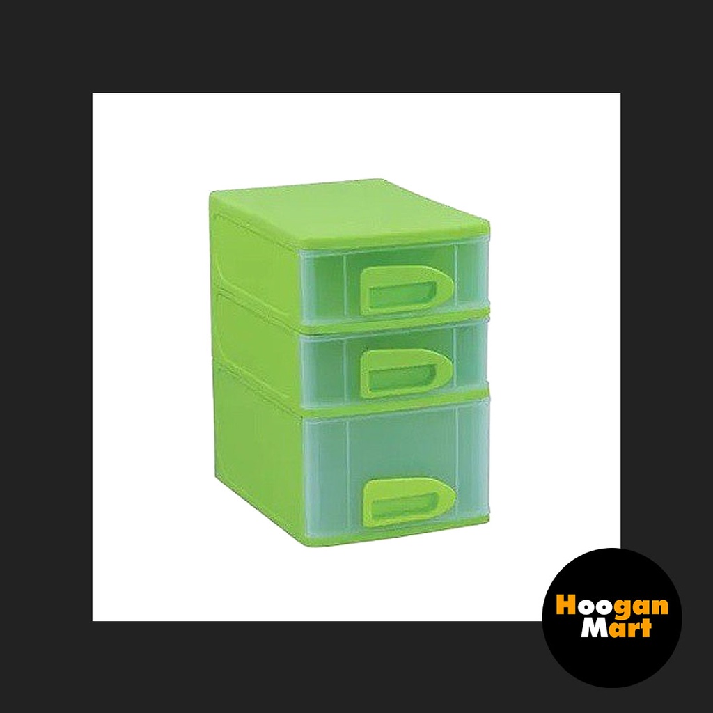 Jual [ Rak ] Laci Mini Container Susun 3 Tivoli Box 160 (B C103 ...