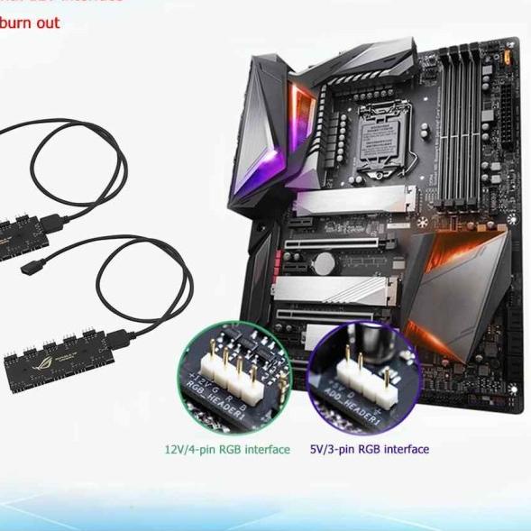 Jual Splitter Hub RGB ARGB Sync - 5V 3Pin | Shopee Indonesia