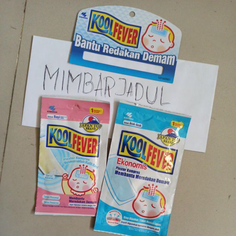 Jual Koolfever Kool Fever Bye Bye Plester Kompres Demam Dewasa Anak Bayi | Shopee Indonesia
