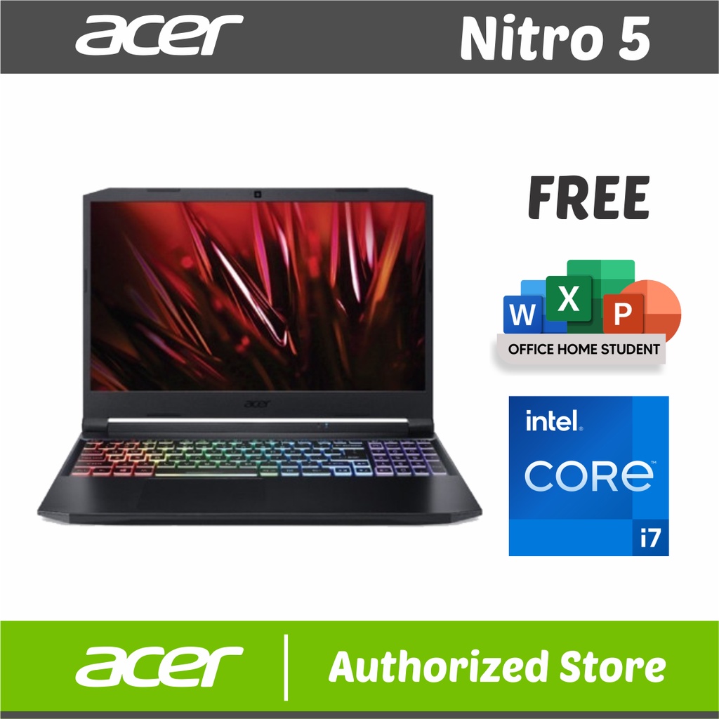 Jual ACER NITRO 5 i7-12700H 16GB 512GB RTX 3050 WIN11 OHS | Shopee ...