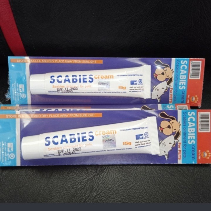 Jual Scabies cream 15gr - obat scabies jamur kucing anjing | Shopee ...