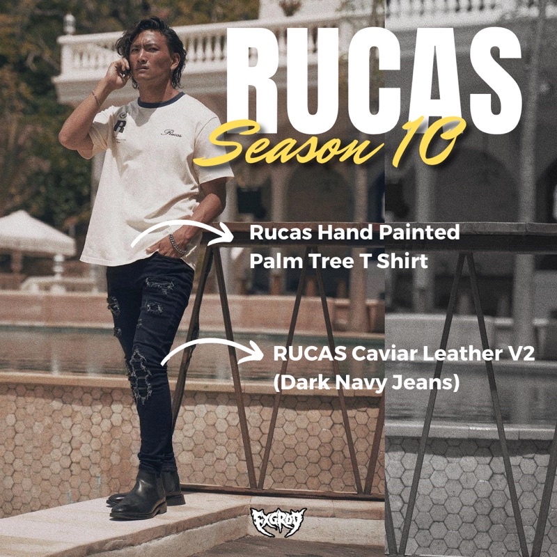 Jual [RUCAS SEASON 10] RUCAS Caviar Leather V2 - Dark Navy Jeans ...