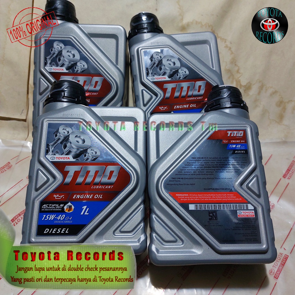 Jual Oli TMO Engine Oil Oli Mesin 15w-40 1L Diesel New Original ...