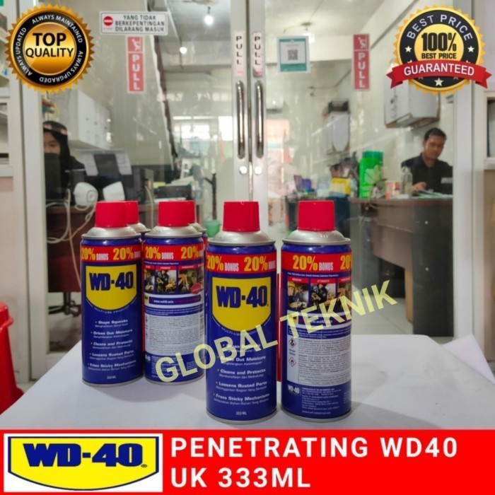 Jual WD40 333ml WD40 SEMPROT WD-40 WD 40 333 ML WD-40 333 ml Pelumas Anti Karat WD 40 kemasan ...