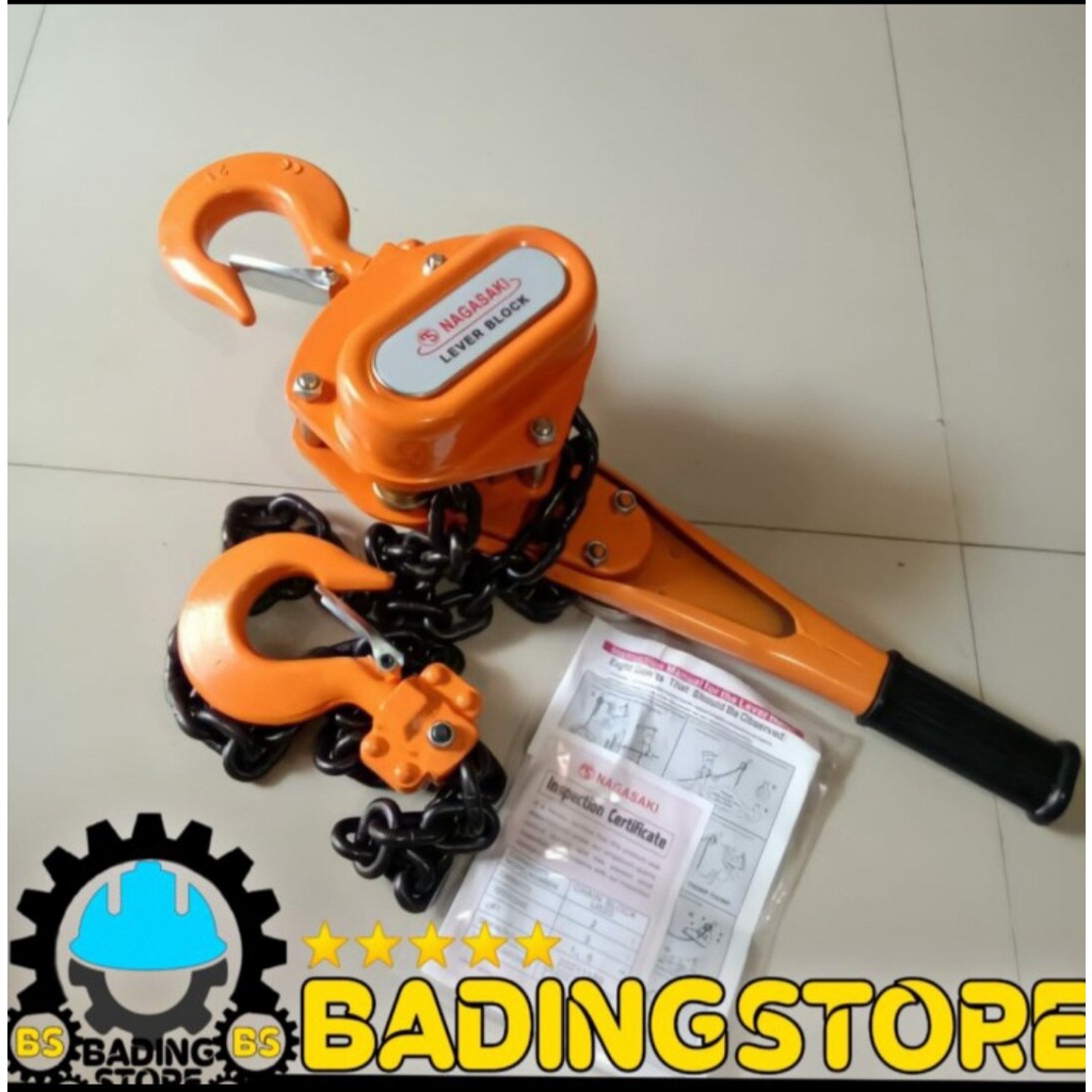 Jual LEVER BLOCK 6 TON 1,5 METER LEVER HOIST 6 TON X 1,5 METER CHAIN ...