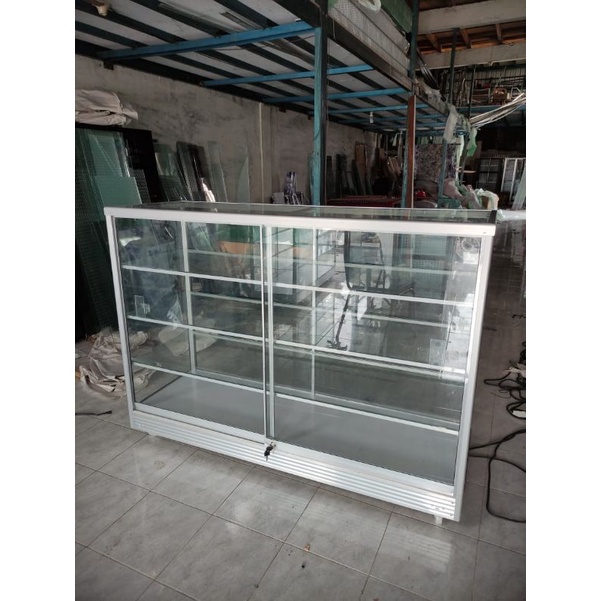 Jual ETALASE UKURAN 1 METER RAK JUALAN TEMPAT BARANG DAGANGAN COUNTER ...
