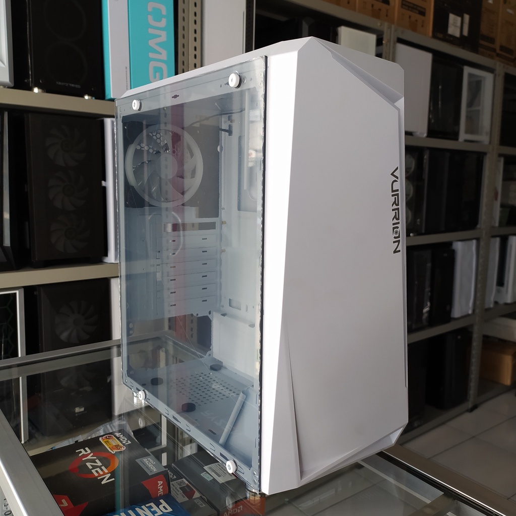 Jual PC Case Casing Vurrion Vortex Froze Free 1 Fan RGB ATX Gaming Case ...