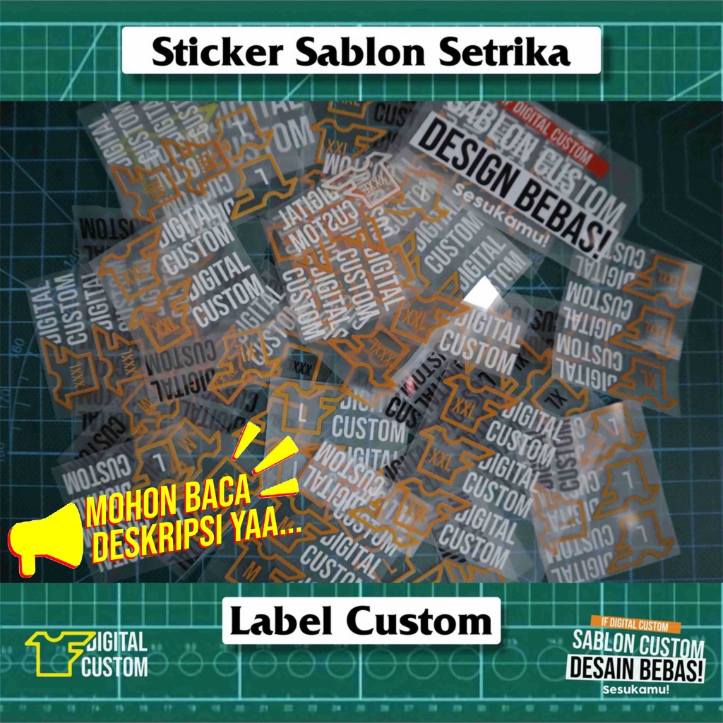 Jual Paket Sticker Label Custom Souvenir Tahlilan Kado Pernikahan Ulang ...